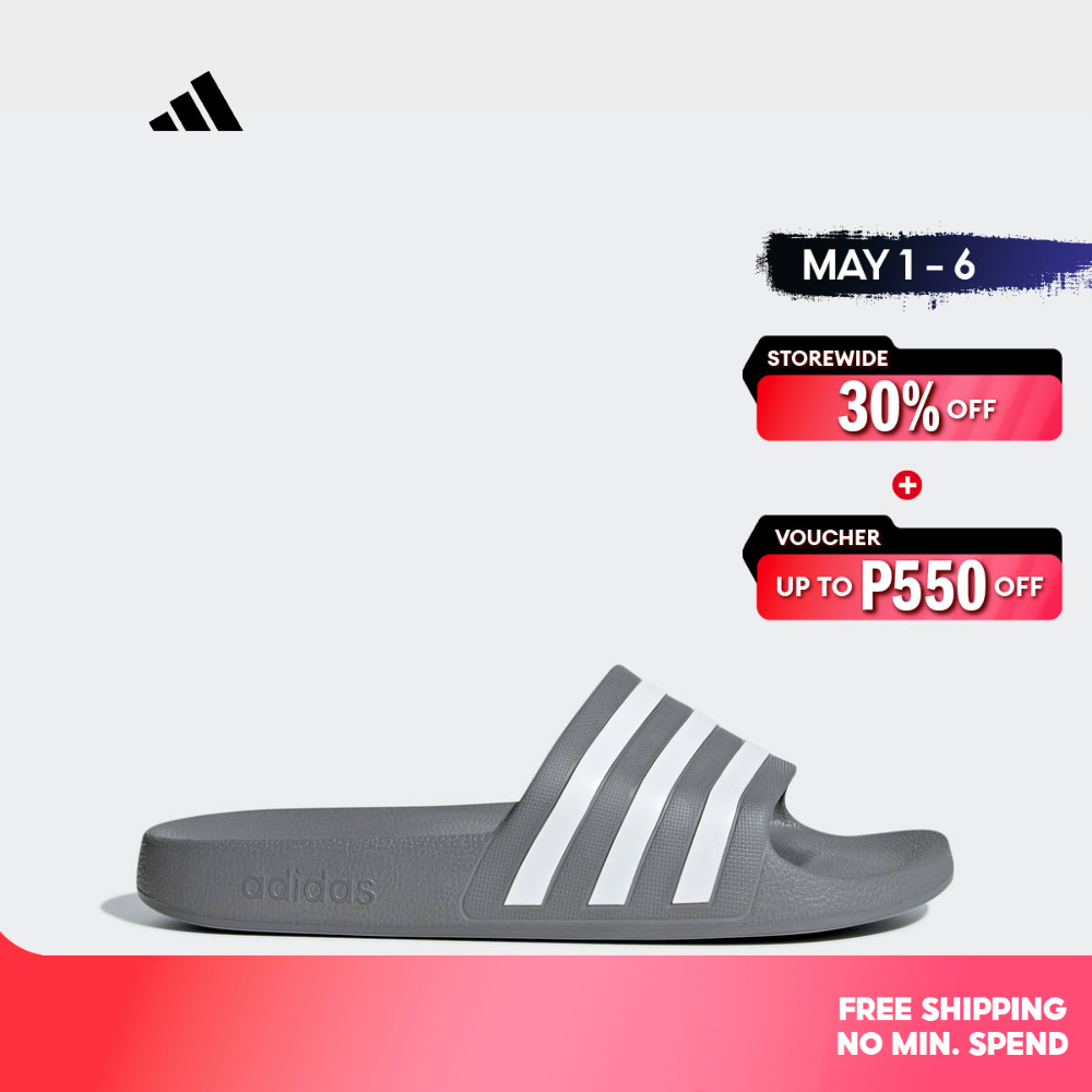 adidas Swimming & Lifestyle Adilette Aqua Slides Unisex Grey F35538 ...
