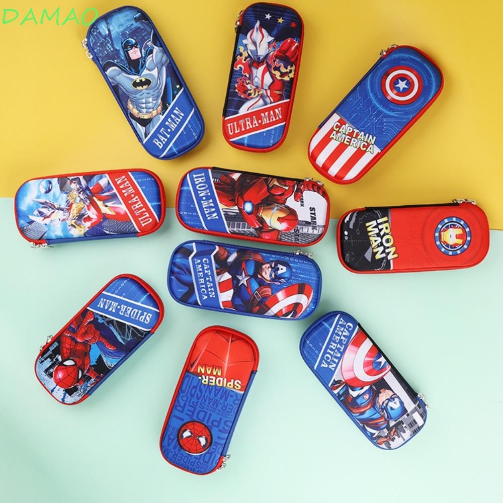 DAMAO Marvel Avengers Pencil Box, Iron Man Spider-Man Avengers Pencil ...