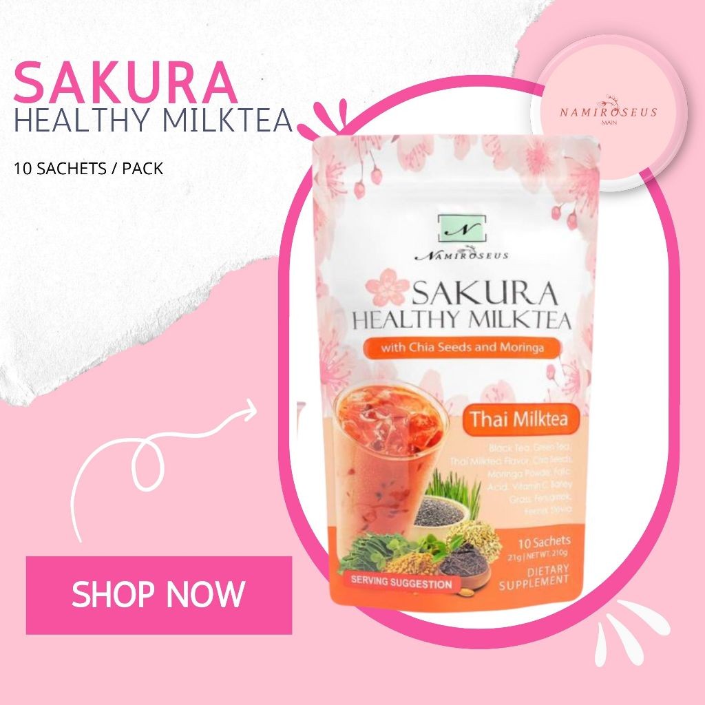 Namiroseus SAKURA Healthy Milktea Drinks THAI MILK TEA | Hanami ...