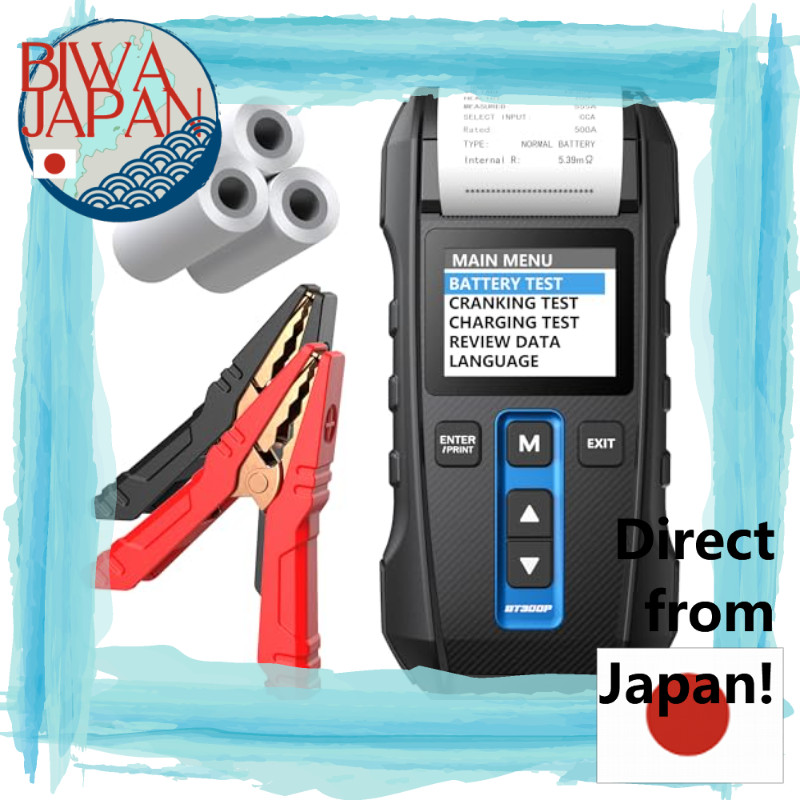 【Direct from Japan】TOPDON BT300P Battery Tester, 12V/24V Battery ...
