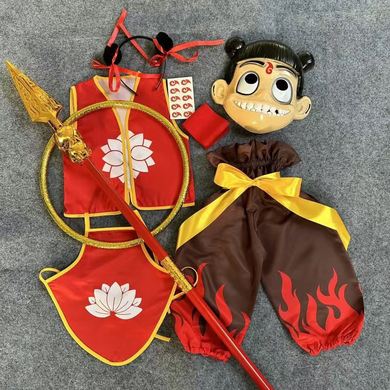 Gift Clothes Nezha Children Nezha Clothes Collision Style Boys Girls ...