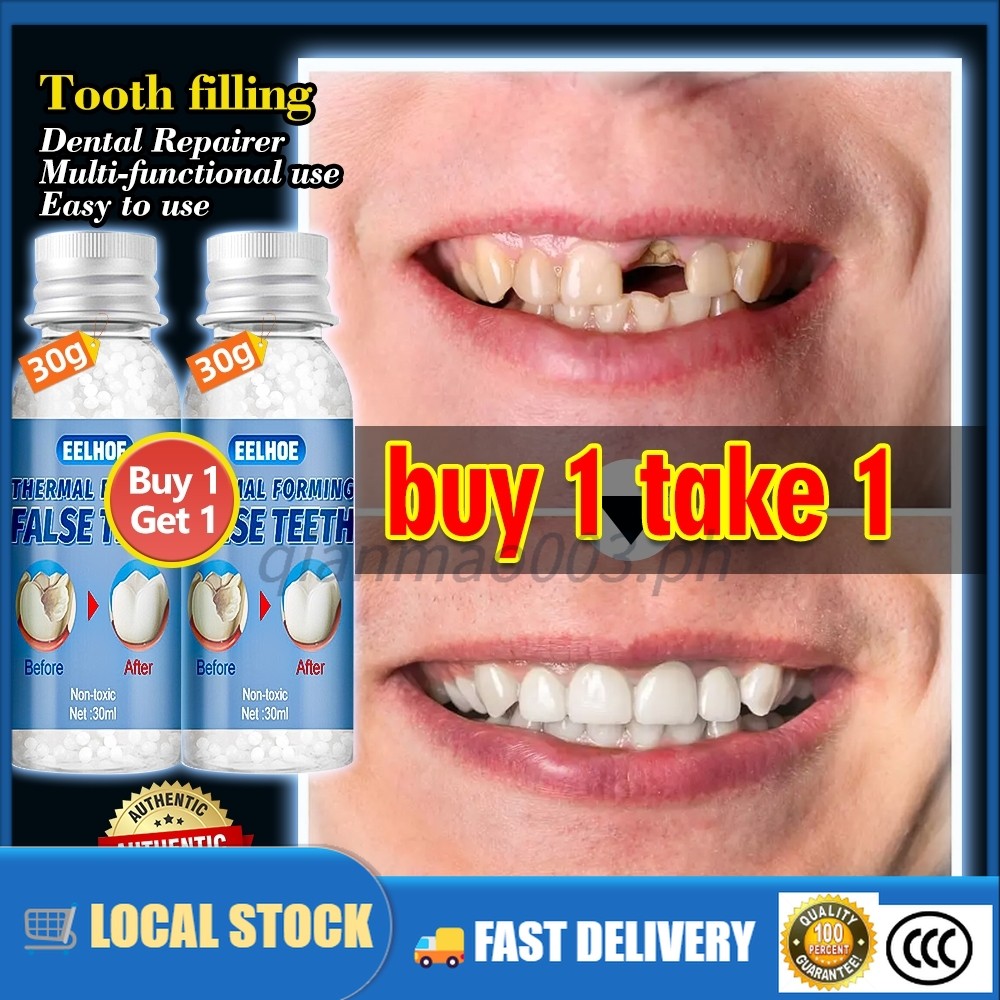 Temporary Tooth Filling Material Repair Set Teeth And Gaps False Teeth ...