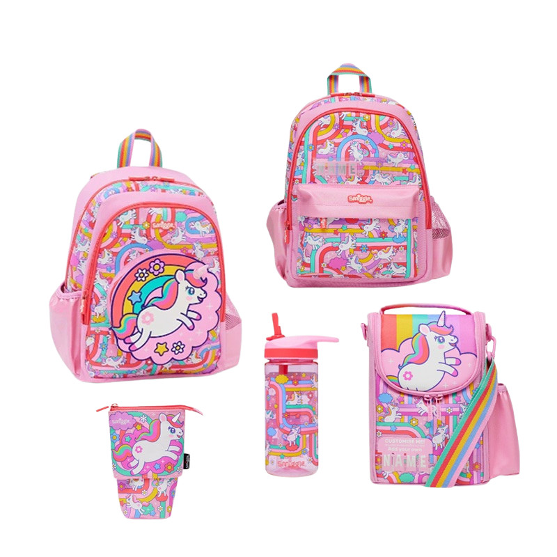 Smiggle Anime School Backpack Lunch Bag Water Bottle Pencil Case Set ...