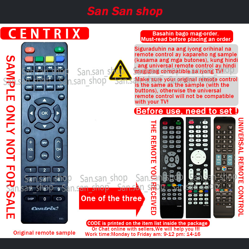 Universal remote control for centrix smart tv remote(universal) na ...