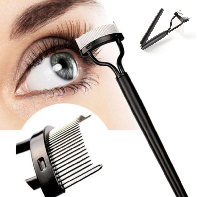 New Eyelash Comb Eyelash Brush Guide Applicator Eye Lash Separator ...