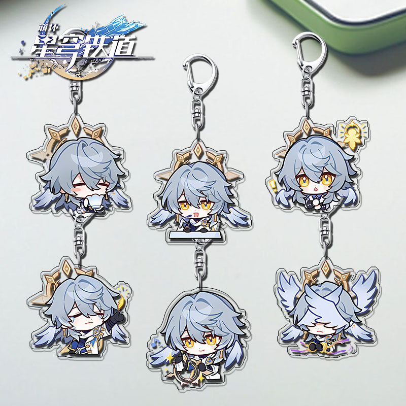 Honkai: Star Rail Sunday Keychain Acrylic Cute School Bag Pendant ...
