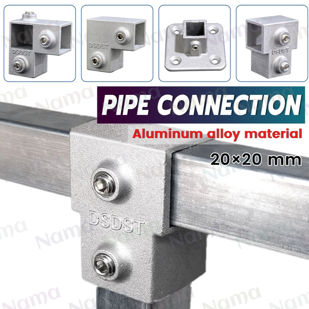 Nama Aluminum alloy Square Tube Pipe Connector Tube Pipe Fitting ...