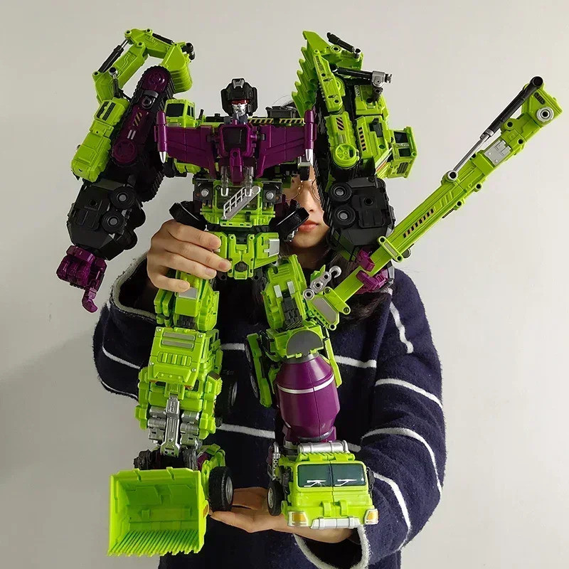 6 IN 1 NBK 42CM Devastator Toy Transformation KO Robot Car combination ...