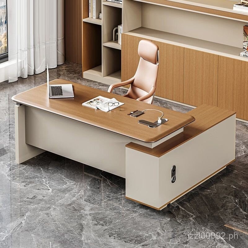 Fashion New Manager's Office Desk Boss Table and Chair Combination ...