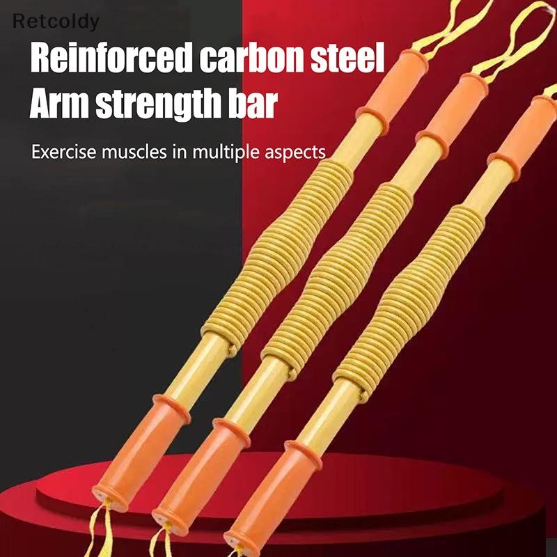 [Retc] Spring Arm Strength Bar, Arm Strength Trainer, Chest Muscle ...