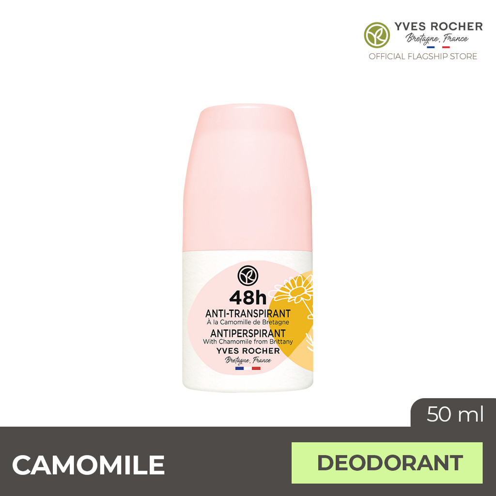 Yves Rocher 48 Hour Antiperspirant with Algae - 50ml Natural, Long ...