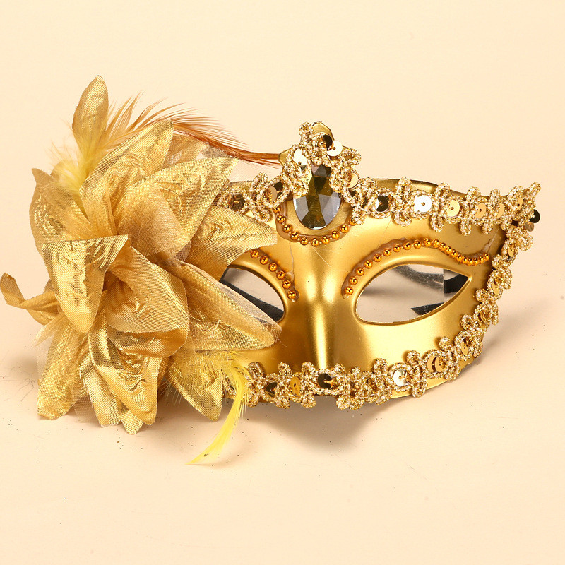 Princess Mask Masquerade Large Lily Mask Prom Princess Sexy Dress Up ...