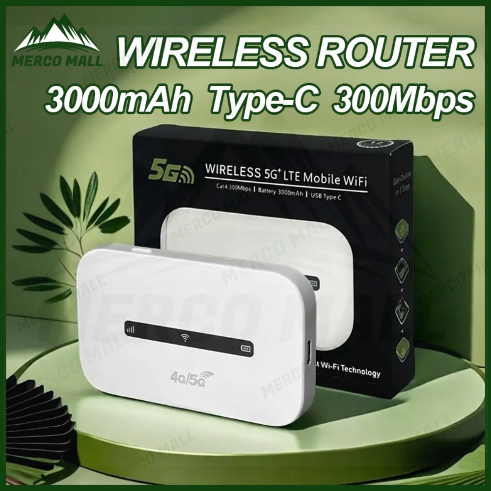 3000mAh 4G WIRELESS ROUTER Pocket WiFi Openline 4G/5G LTE Hotspot Router Modem Universal Sim ...