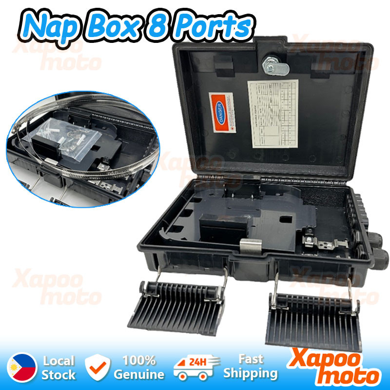 Nap Box 8 Port Fiber Splitter Box FTTH Insert Type Fiber Optic ...