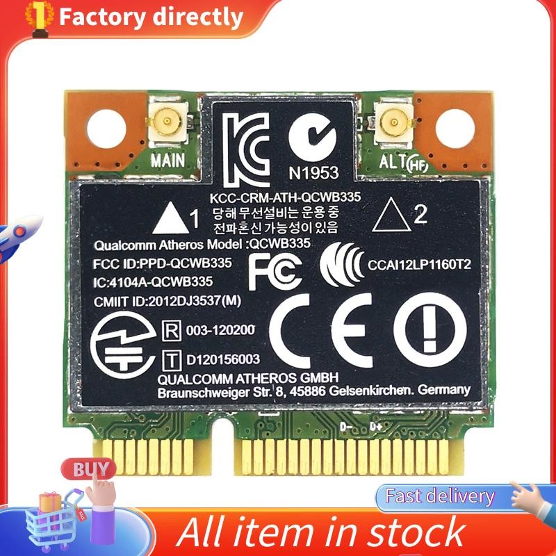 In stock-AR9565 WiFi Card QCWB335 Mini PCIE Bluetooth 4.0 150Mbps 2.4G ...