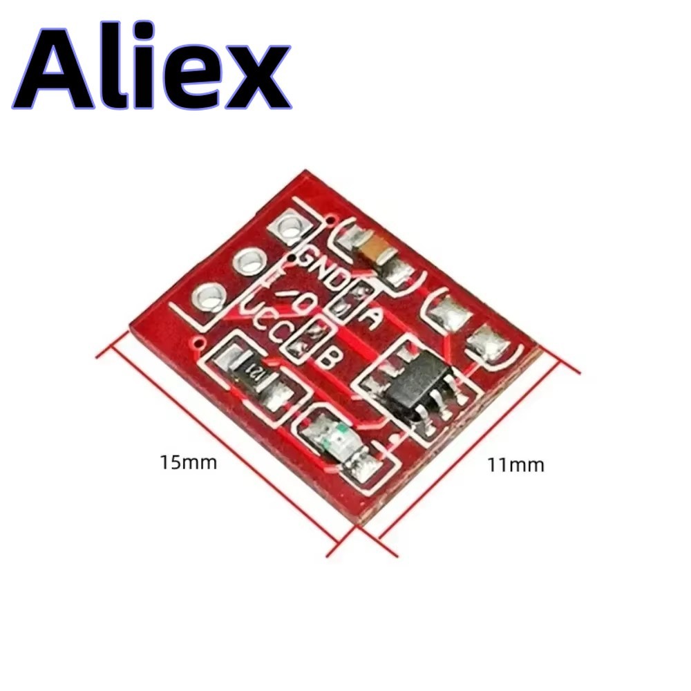 TTP223 Touch button Module Capacitor type Single Channel Self Locking ...