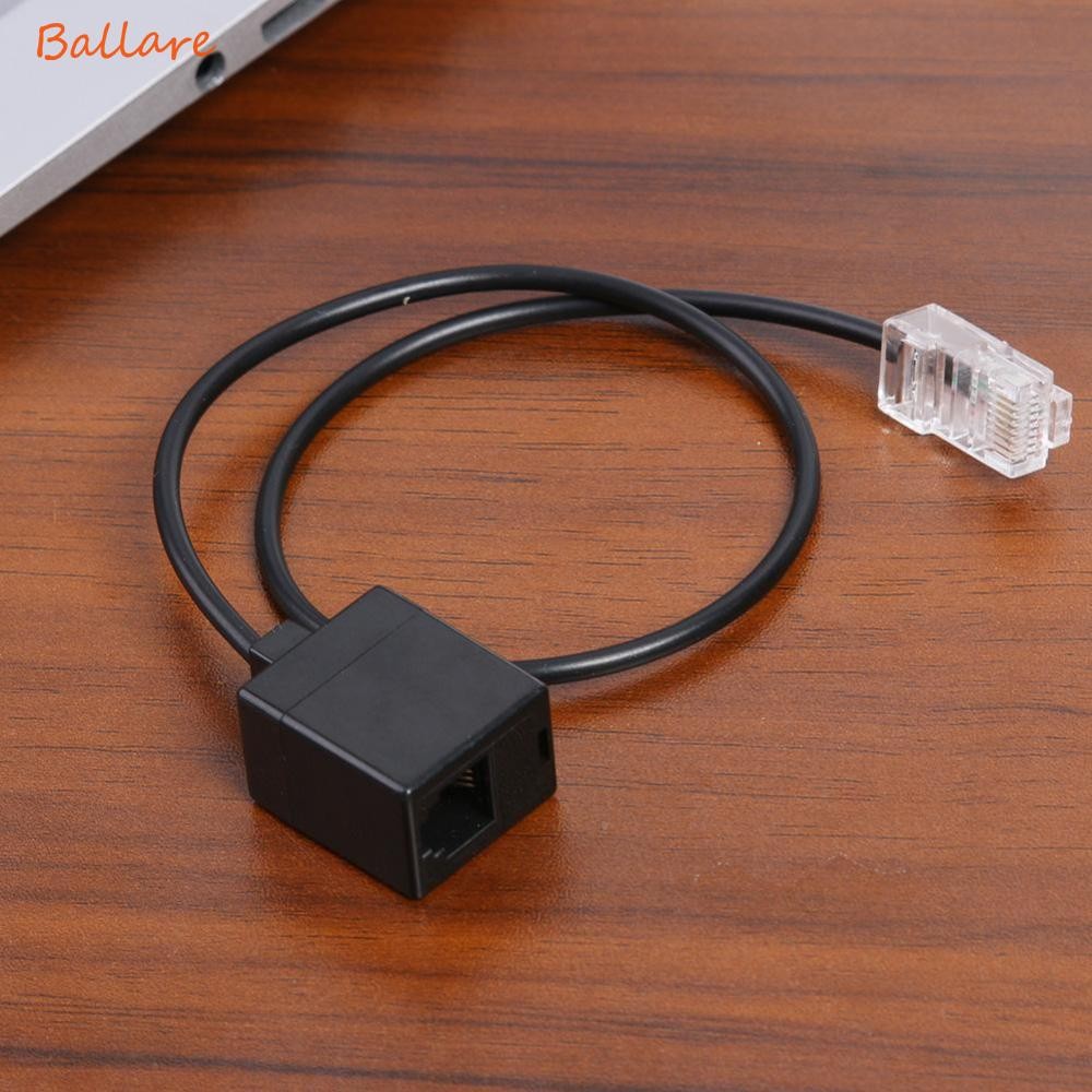 RJ45 8P8C Male to RJ11 6P4C Female Adapter Headset Audio Converter ...