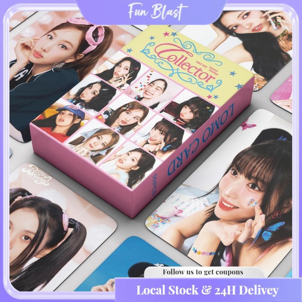 55pcs/set Twice Between 1&2 Photocards 2025 SEASON GREETINGS Album LOMO Card Postcard | Shopee ...