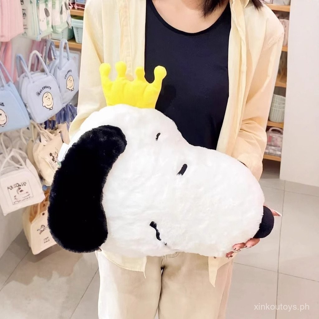 Japanese Cartoon Snoopy Charlie Pillow ins Girly Heart Cute Puppy Plush ...