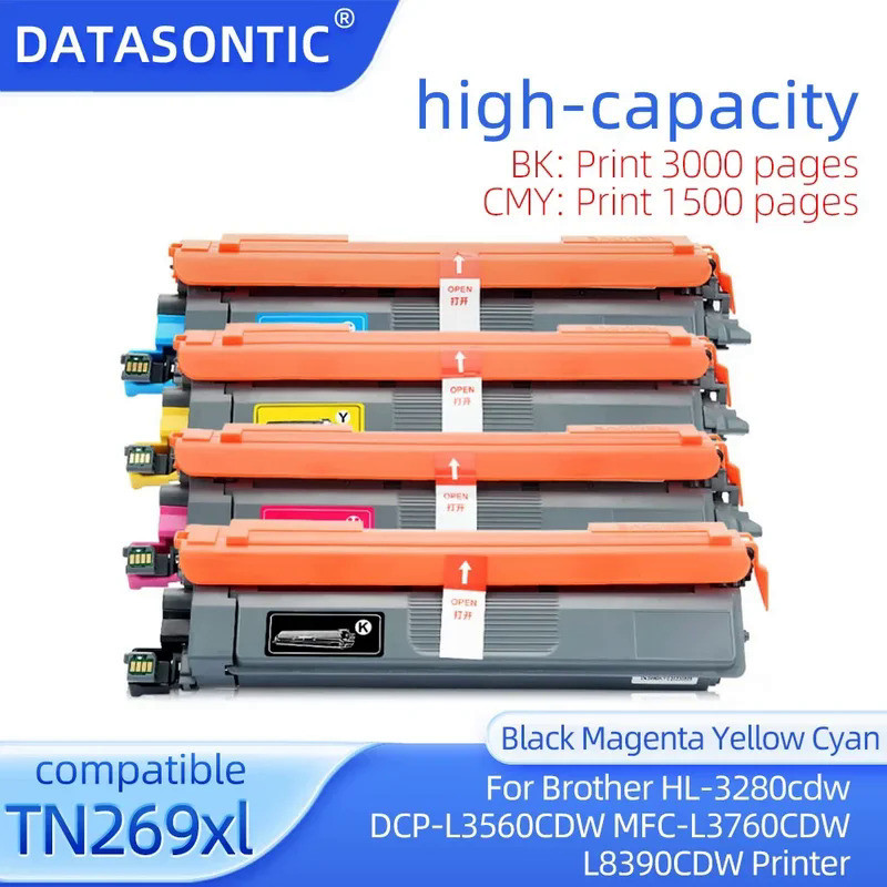NEW TN269 TN269XL Toner Cartridge For Brother HL-3280cdw DCP-L3560CDW ...