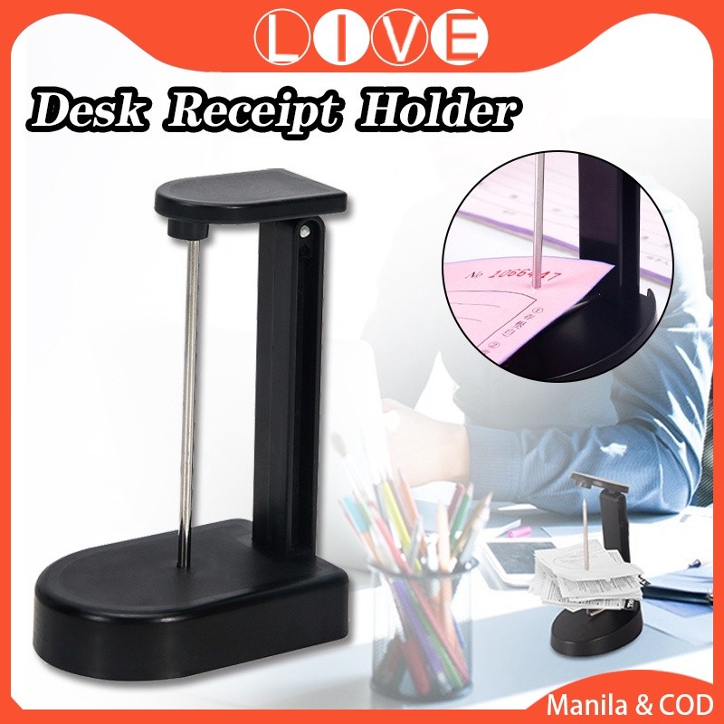 Desk Receipt Holder Spike Stick Bill Holder Receipt Notes Paper Memo ...