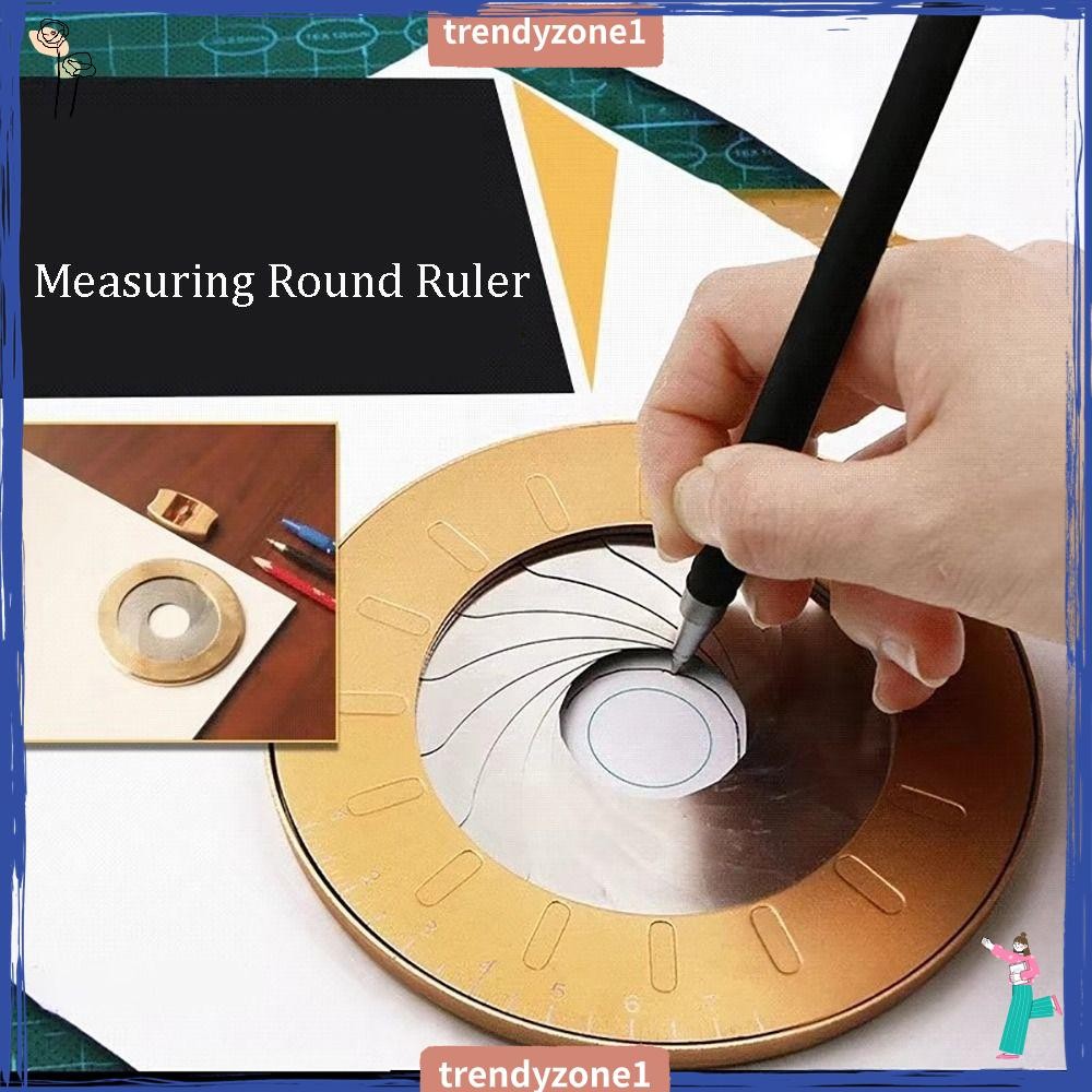 TRENDYZONE1 Circle Drawing Ruler, Adjustable Measuring Gauging Tool ...
