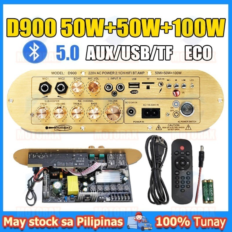 D900 Original US Imported Chip AC 220V 12V 24V Bluetooth Stereo ...