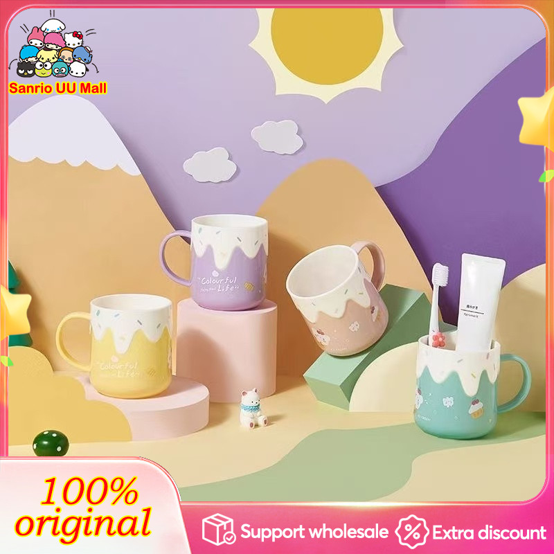 Mouthwash Cup home brushing cup cute cartoon toilet cup men and girls a ...