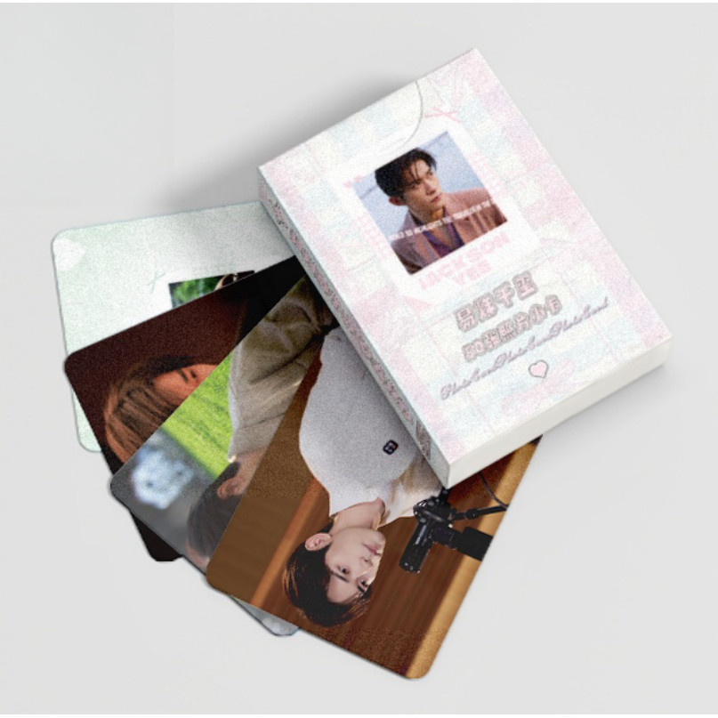 50pcs TFBOYS Hologram Laser Lomo Cards ‌Karry Wang Junkai Jackson Yee Yiyang Qianxi Photocards ...