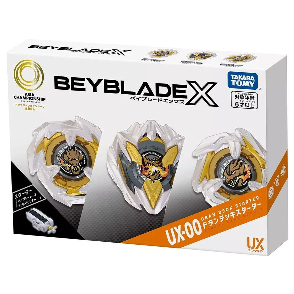 TAKARA TOMY Beyblade X UX-00 Dran Deck Starter Set Asia Championship Exclusive | Shopee Philippines