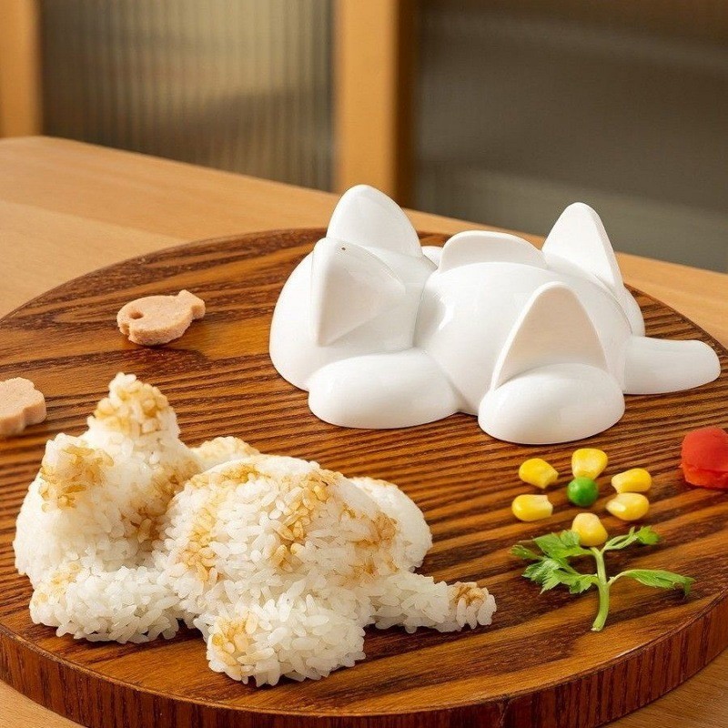Japanese Cat Rice Ball Molds for Kids, Food-grade Safety Onigiri Sushi ...