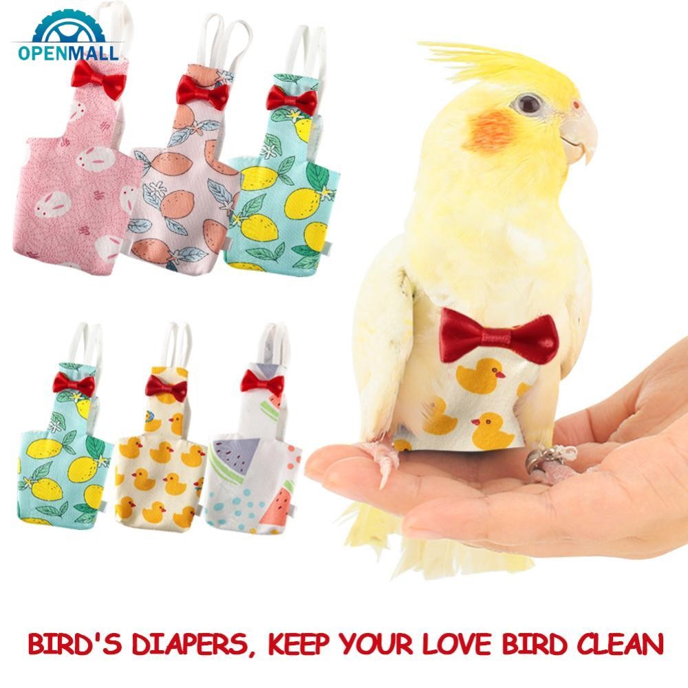 OPENMALL Cute Birds Flight Suit with Bow Tie Parrots Cute Pet Parrot ...