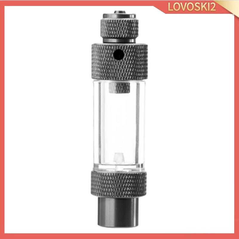 [Lovoski2] Aquarium CO2 Bubble Counter Single Head Attachments CO2 CO2 Portable Multipurpose ...