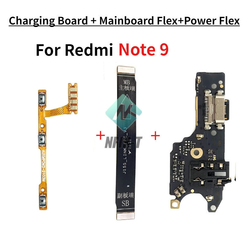 For Xiaomi Redmi Note 9 Power Flex USB Charging Dock Port Board ...