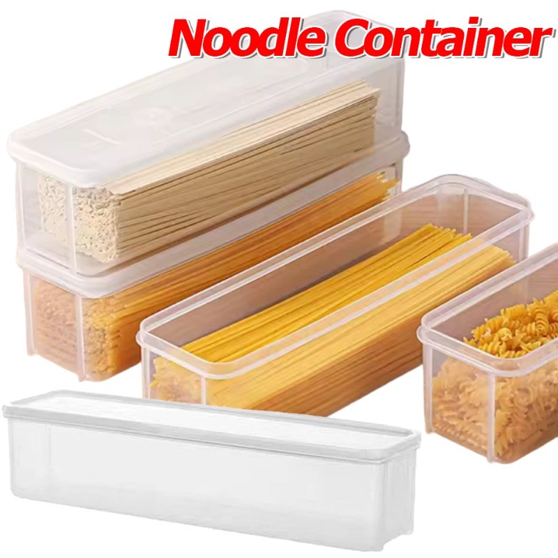 Rectangular Noodle Spaghetti Containers with Lid - Refrigerator Kitchen ...
