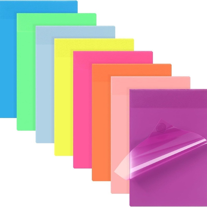 Transparent Sticky Notes, Clear Waterproof Memo Pads, See Through ...
