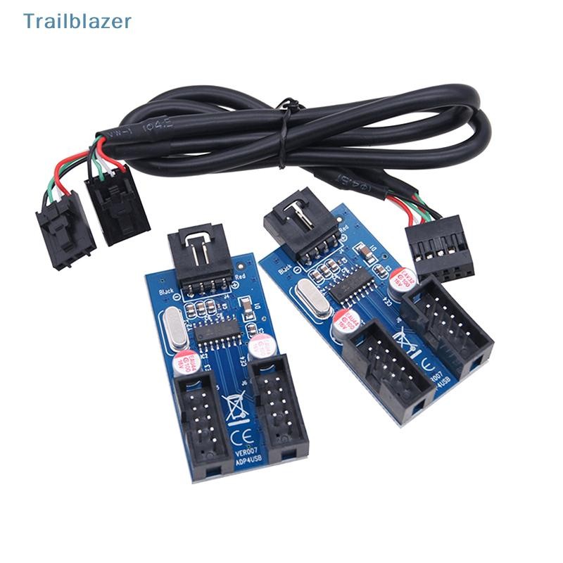 TBPH USB2.0 Multiplier USB 9 Pin Interface Header Wiring Motherboard ...