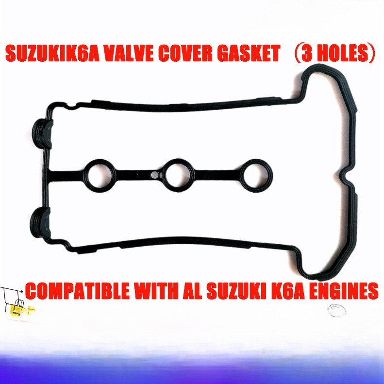 Valve Cover Gasket 3 Holes for Suzuki K6A Engine Multicab/Transformer ...