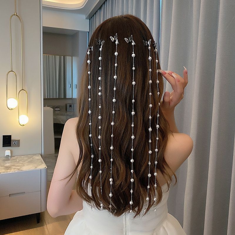 Hair Clip Braided Hair Chain Female High-End Headdress Hair Accessories ...