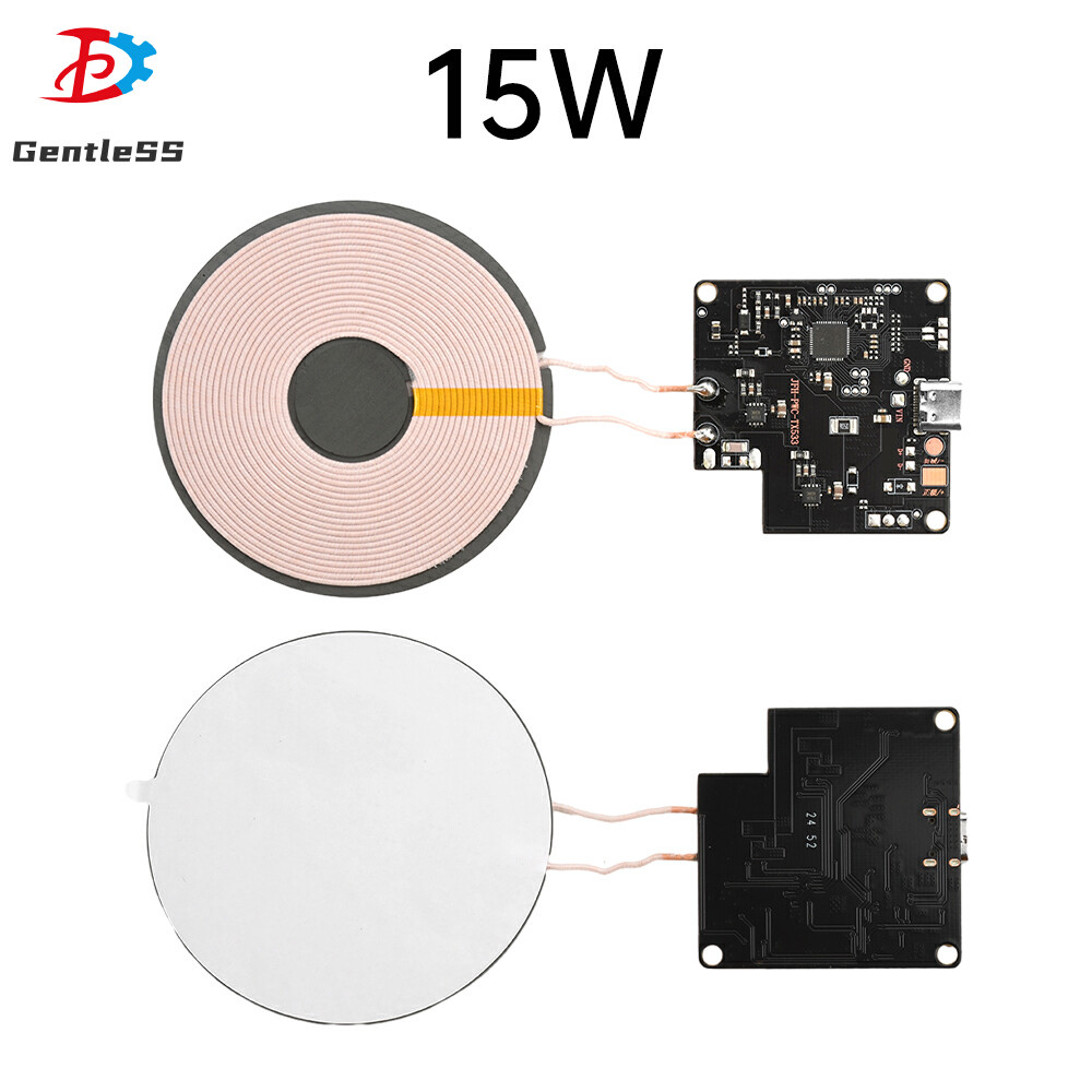 DC12V 15W Spaced 5-22MM Long Range Wireless Charging Module Large Coil ...