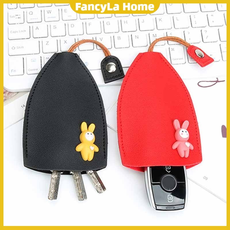 Creative Pull-Out Key Case Cover Leather Large-Capacity Key Sleeve ...
