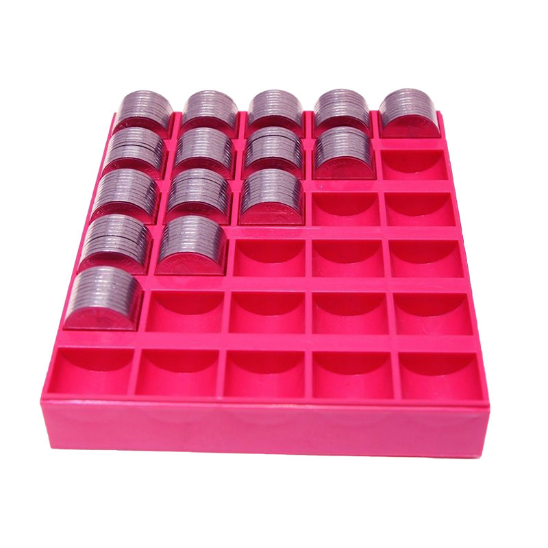 【Cyber】 30 Grids 5*6 Coin Tray Counter Coin Sorter For Pisonet | Shopee ...