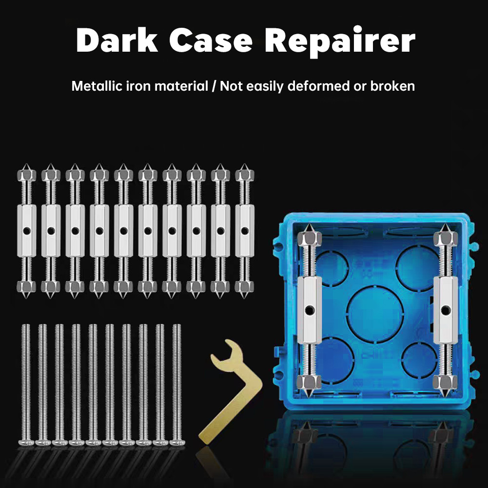 10Pcs 86 Type Switch Socket Cassette Switch Box Repair Electrical Tools ...