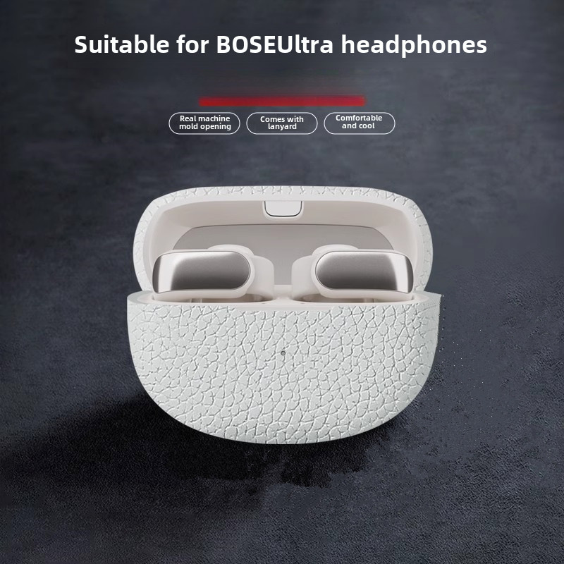 For Bose Ultra Genuine Leather Headset Protective Cover Bose Ultra Open ...