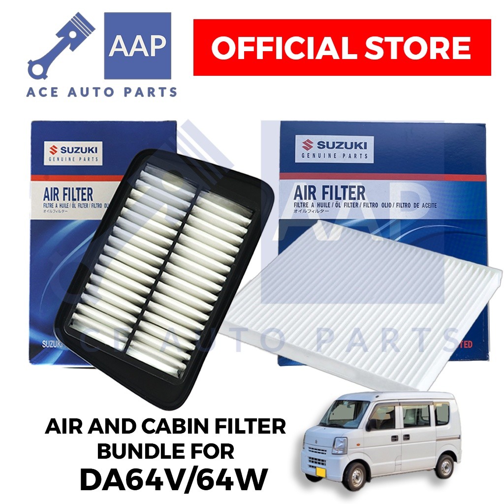 Suzuki Transformer DA64V/DA64W Air and Cabin Filter Bundle Van Wagon ...