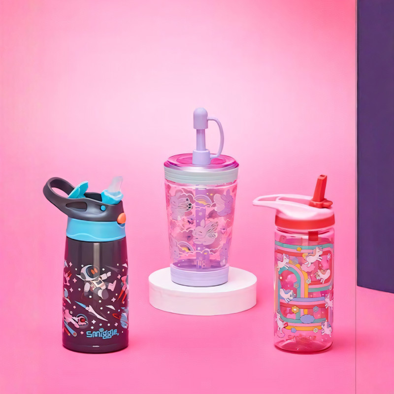 Smiggle Children's Water Cup Latest Style Cartoon Character Elementary ...
