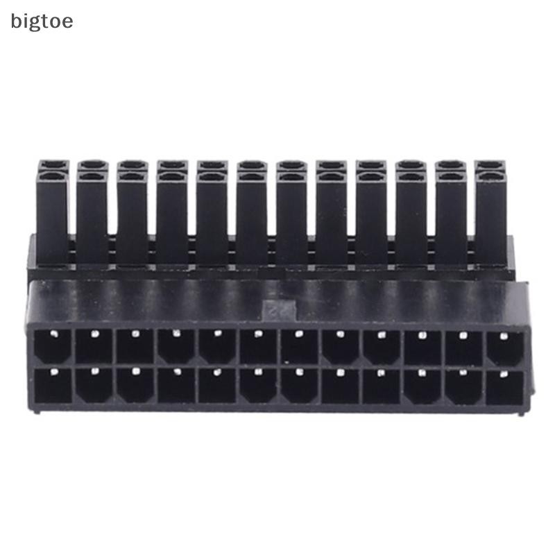 bigtoe ATX 24Pin 90 degree 24 pin to 24pin Power Plug Adapter Mainboard ...