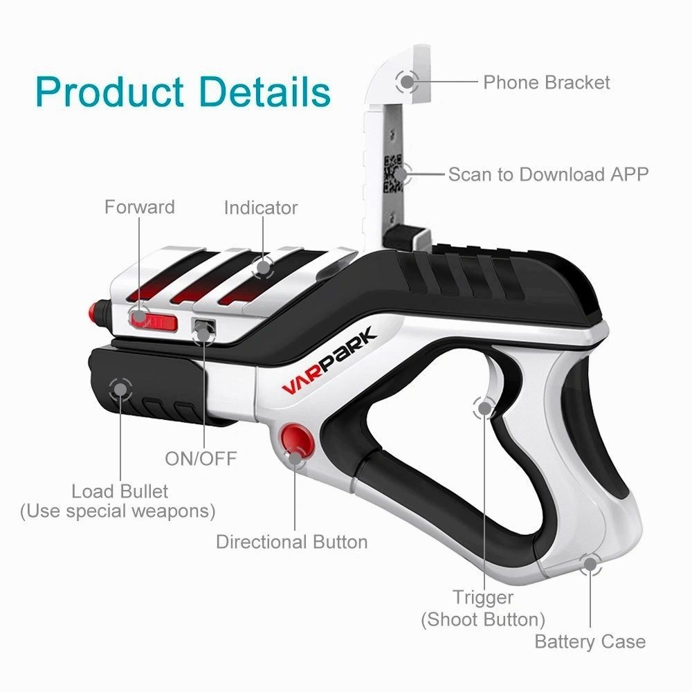 Augmented Reality Game Controller Bluetooth 4D Live Action Shooting ...