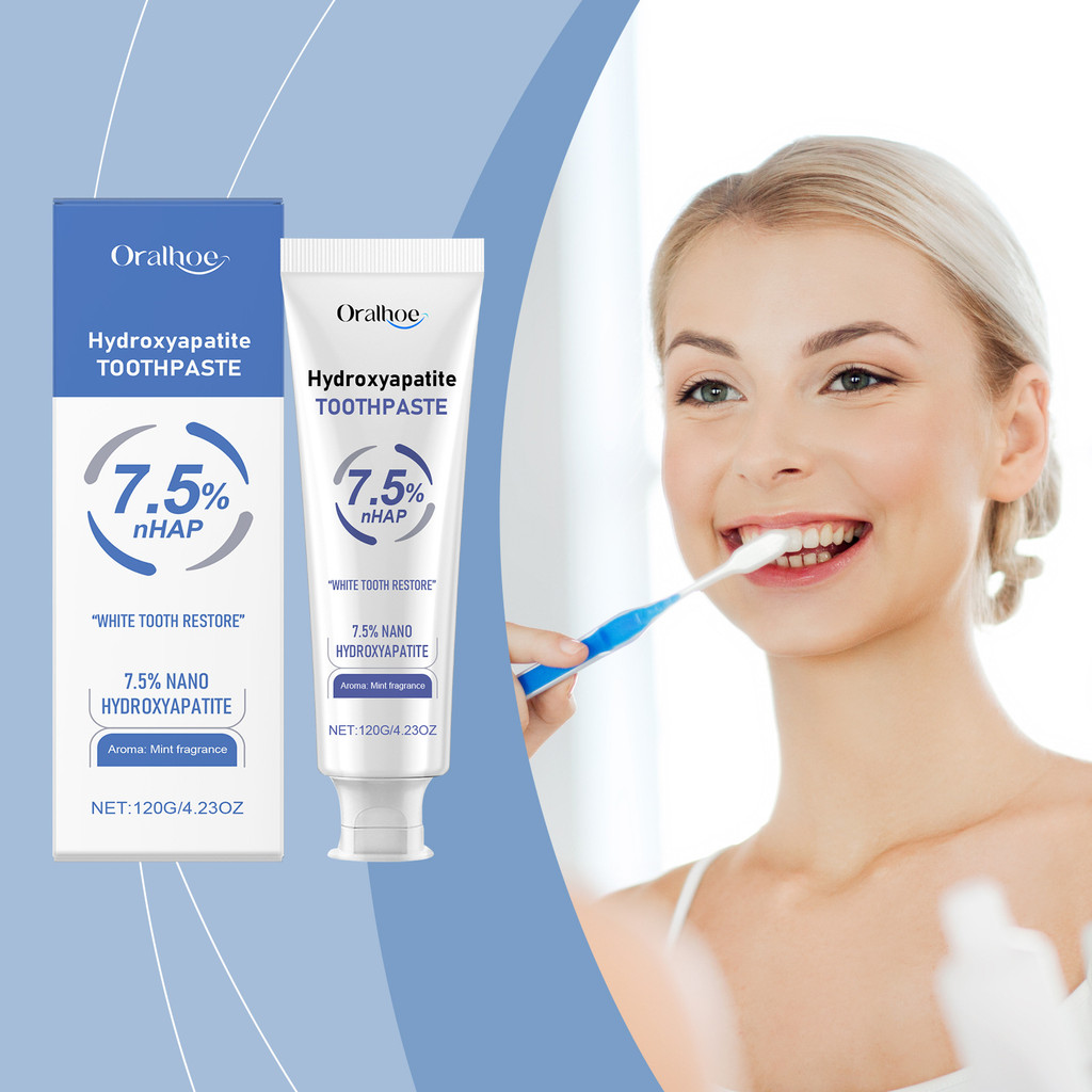 Hydroxyapatite Toothpaste for Advanced Enamel Protection, Gentle and ...