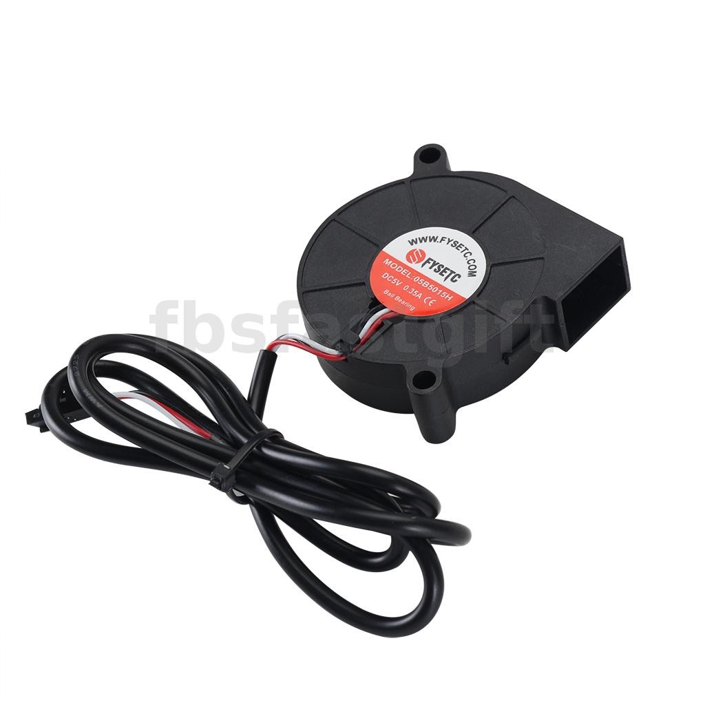 5015 5V Blower Fan 50*50*15mm Dual-ball Turbo Cooling Fan for MK3S+ 3D ...
